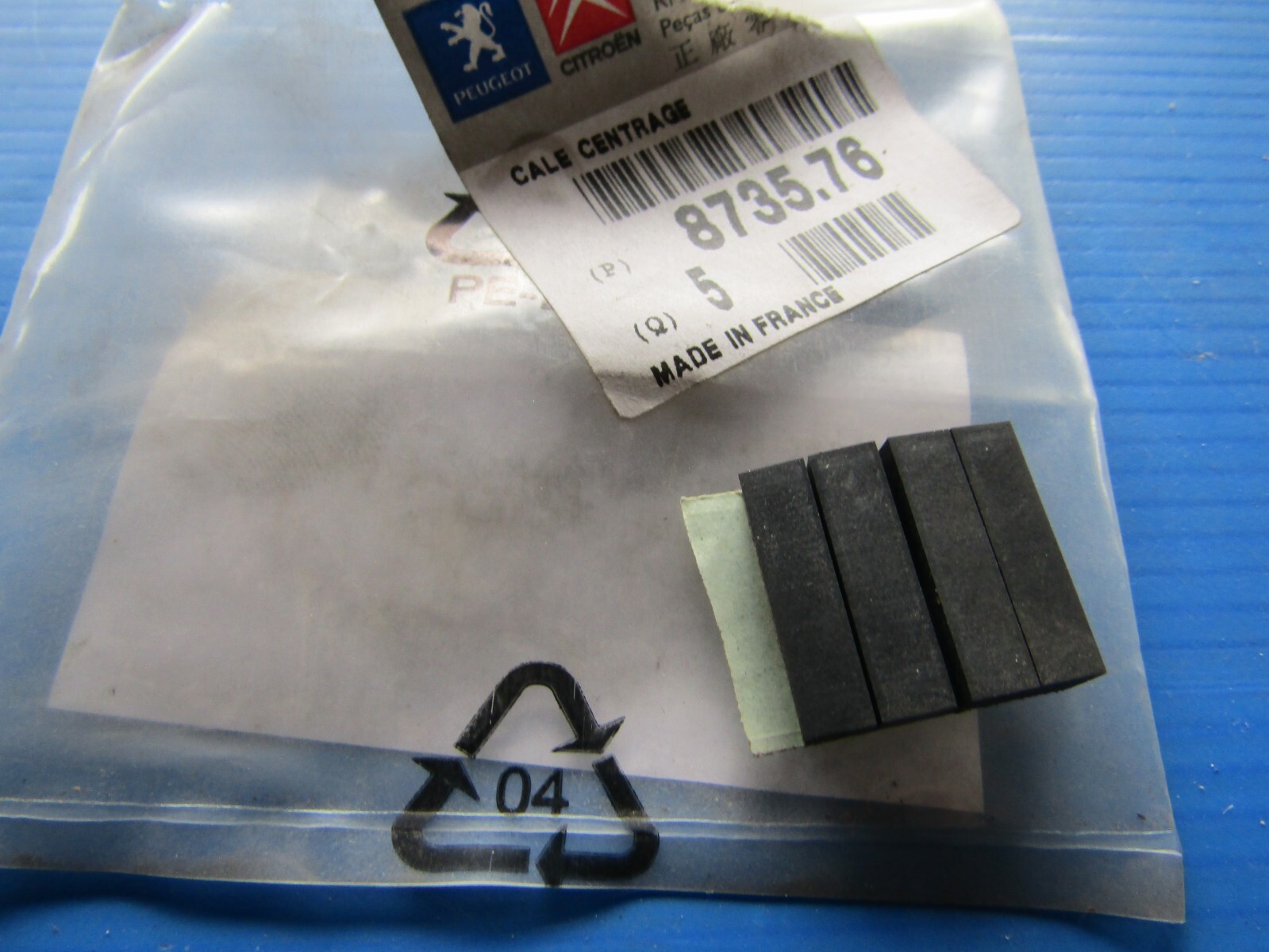 4 Window And Windshield Centering Wedges For: Peugeot: Partner III (B9 ...