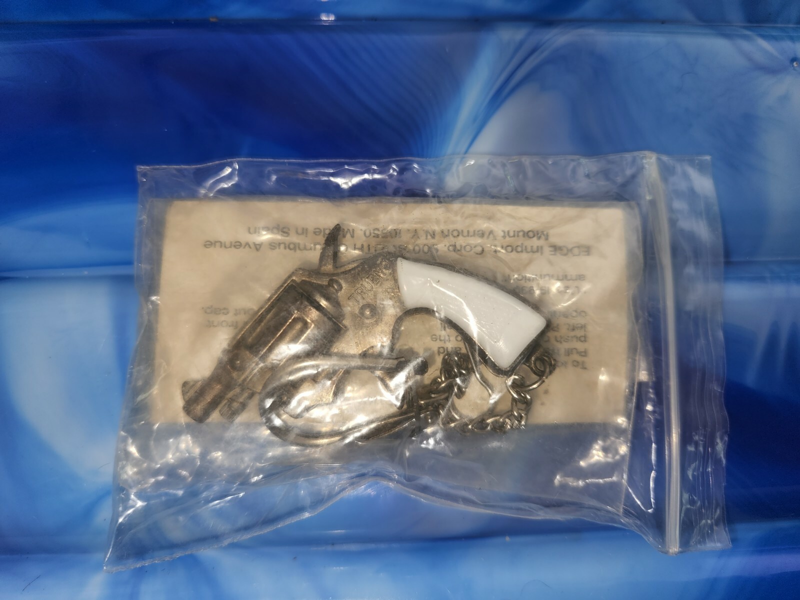 Vintage Mighty Mite Mini Cap Gun Pistol New in Package -With Key Chain ...