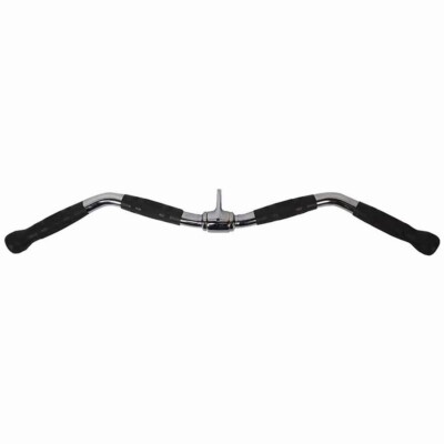 30" EZ Revolving Curl Bar Lat Pull Down Bar Gym Cable Machine ...