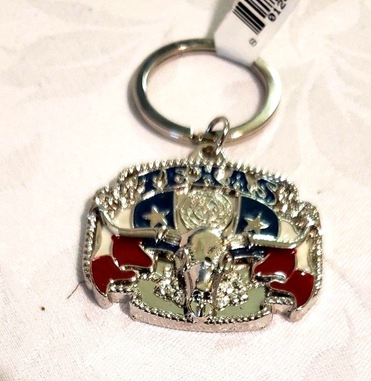 TEXAS Long Horn Key Chain | eBay