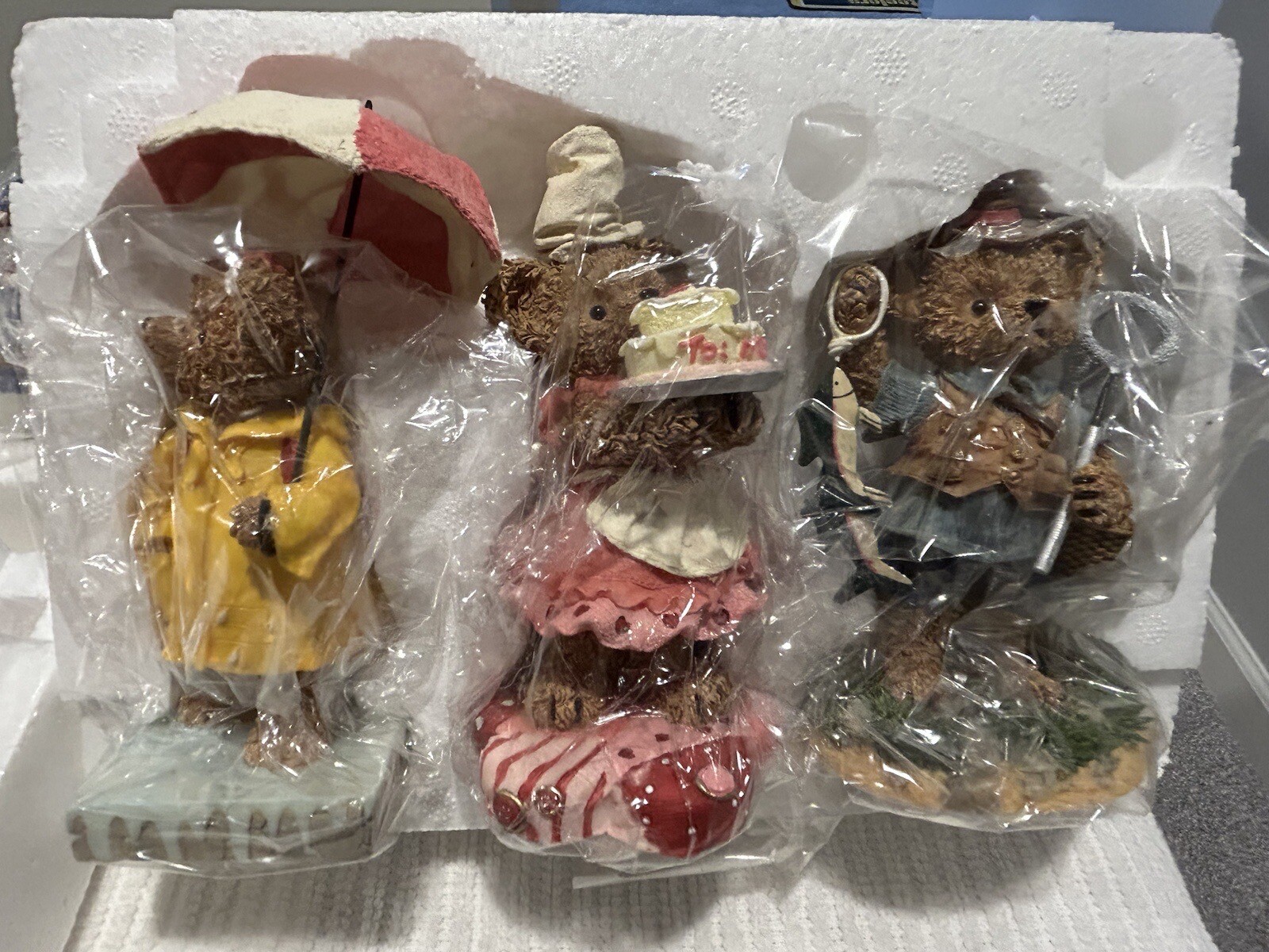 Kuddles Korner Bear Figurines 2002 Calendar Month Home Interiors Set Of ...