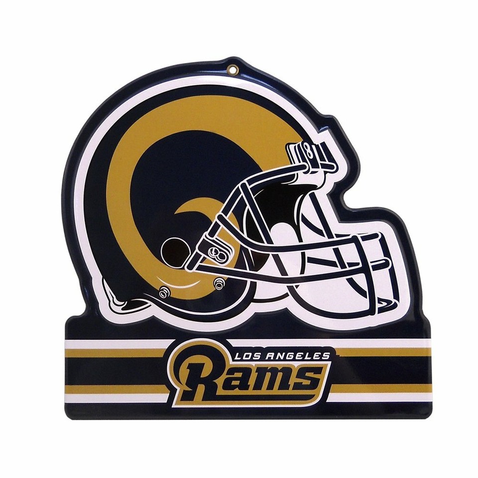 NFL Embossed Metal Football Helmet Tin Sign Man Cave Pub Wall Decor | eBay