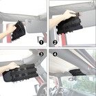 Sun Visor Mount Glass flashlight Organizer Storage Bag Accessories ...