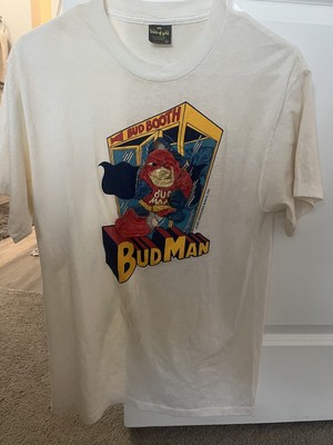 Vintage 1987 Bud Man Cartoon Budweiser 3D Single Stitch Promo T Shirt ...