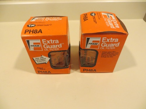 2 FRAM Extra Guard PH8A, 10K Mile Change Interval Spin-On Oil Filter | eBay