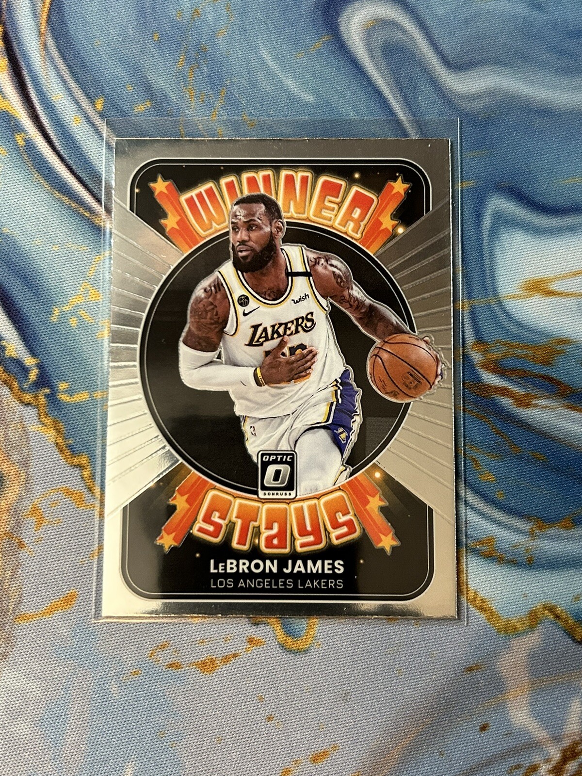 LeBron James 2021-22 Donruss Optic Winner Stays Insert #3 Lakers | eBay