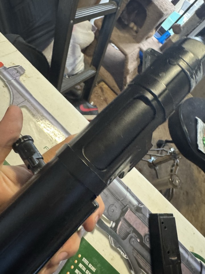 German MP40 Style Metal Gearbox Auto Electric Airsoft Gun Black Need ...