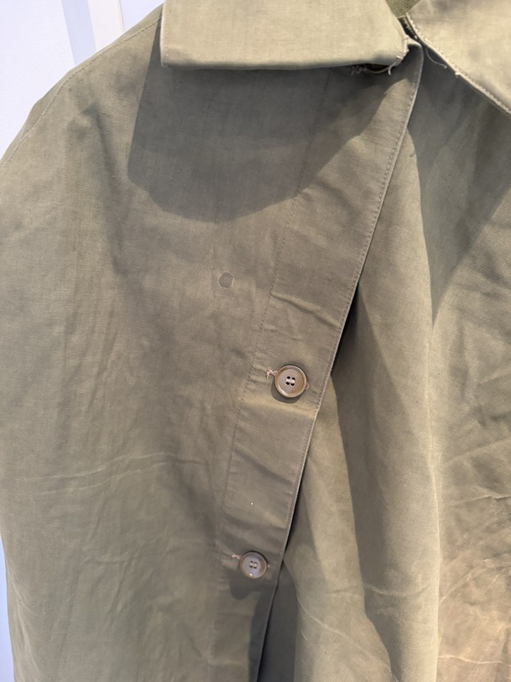 Title: Vintage Original WW2 British Army MK VII Anti-Gas Cape Olive ...