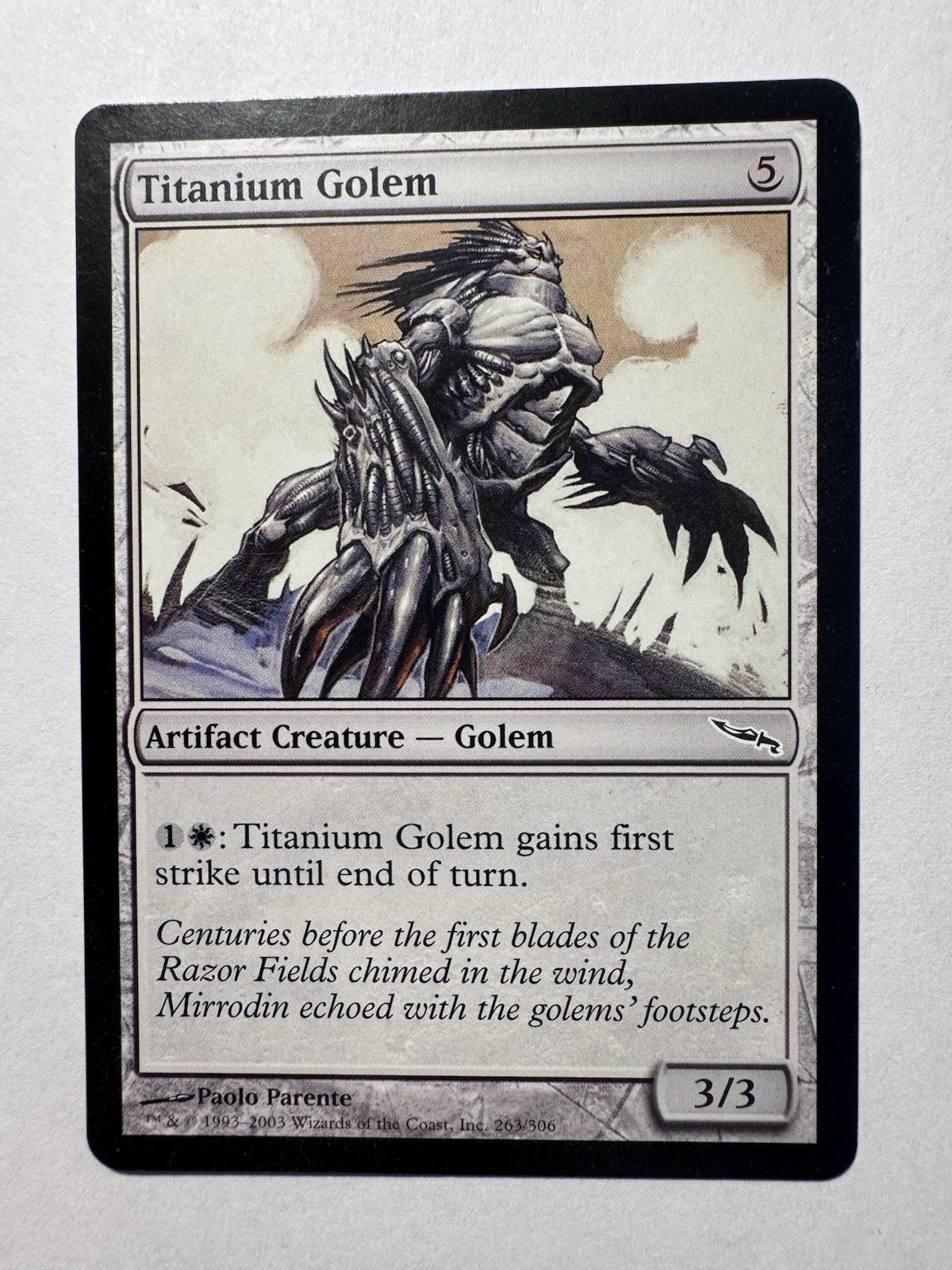 Titanium Golem [Mirrodin] Magic MTG | eBay