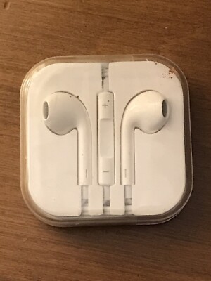 Original OEM Apple Wired iPhone / iPad / iPod Ear Buds w/ Case White 3 ...