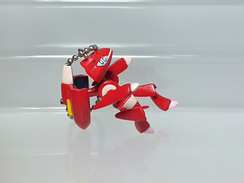 Red Shiny Genesect Pokemon Mascot Keychain Figure Tomy T-ARTS 2013 N08 ...