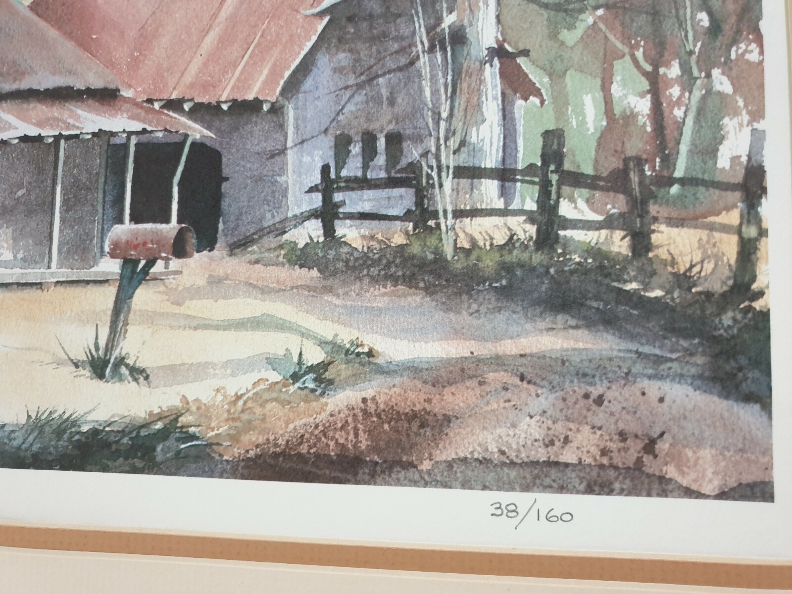 Frank Corley Limited Signed & Numbered Watercolor Painting # A Surburn ...