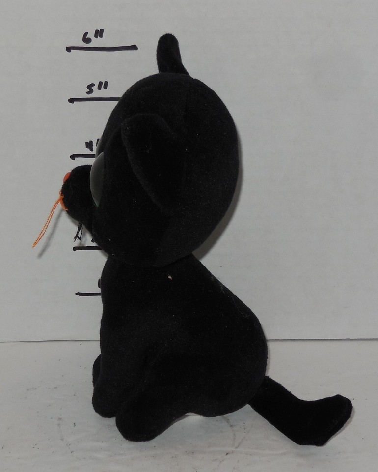 Ty Shadow the Halloween Cat 6" Beanie Babies baby Boo plush toy Black ...