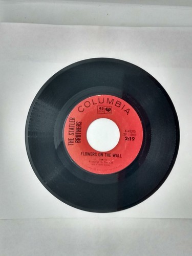 Statler Brothers - Flowers On The Wall / Billy Christian - 4-43315 - 45 ...