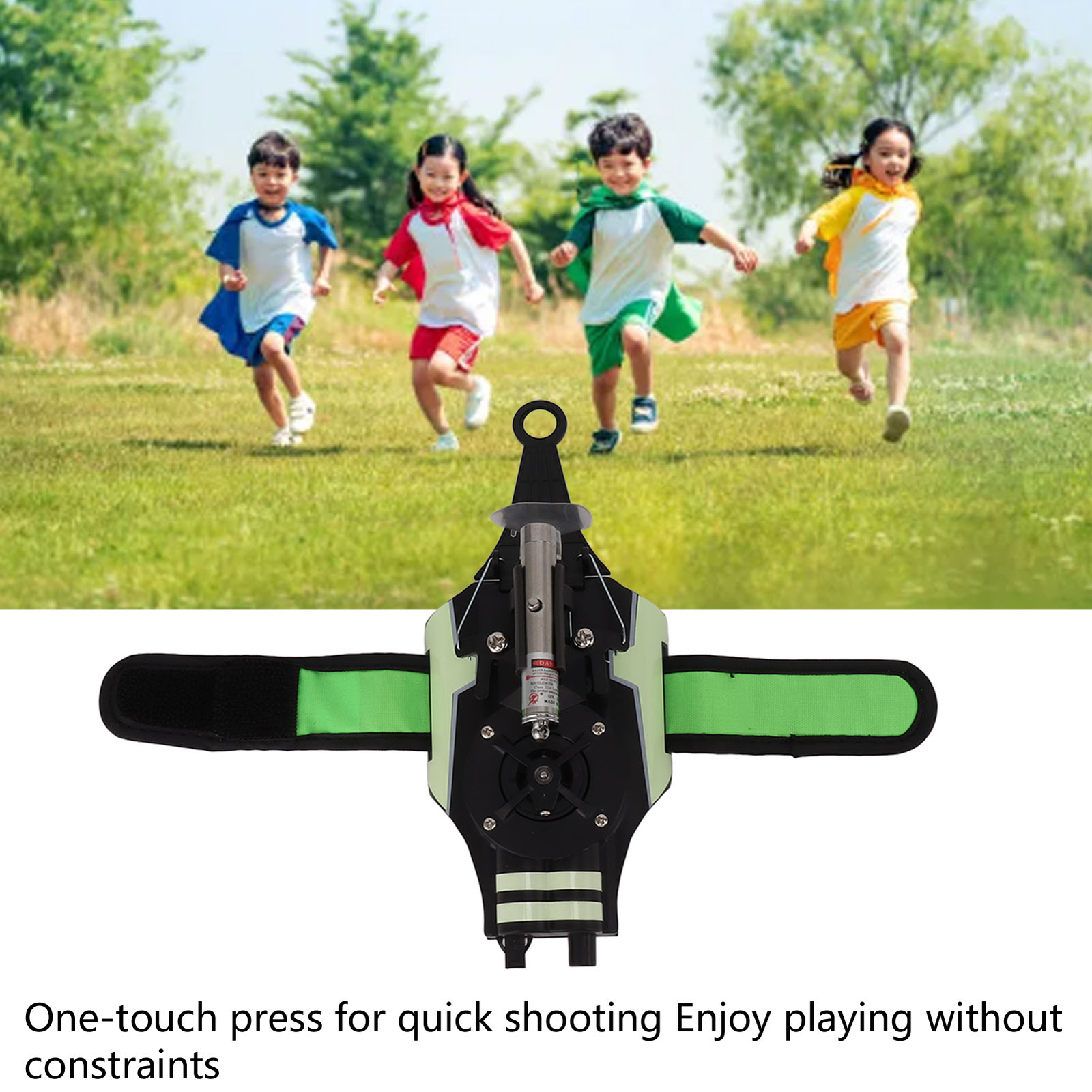 Web Launcher String Shooter Toy Spider Web Shooter W/Glowing Black MU ...