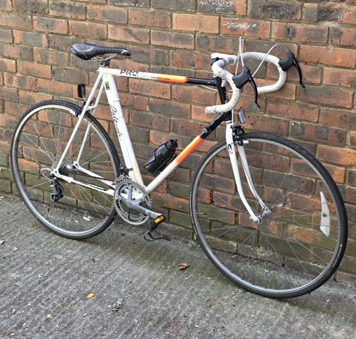 VINTAGE RALEIGH PRO RACE ROAD BIKE (23.5" FRAME SIZE WITH 700 x 25C ...