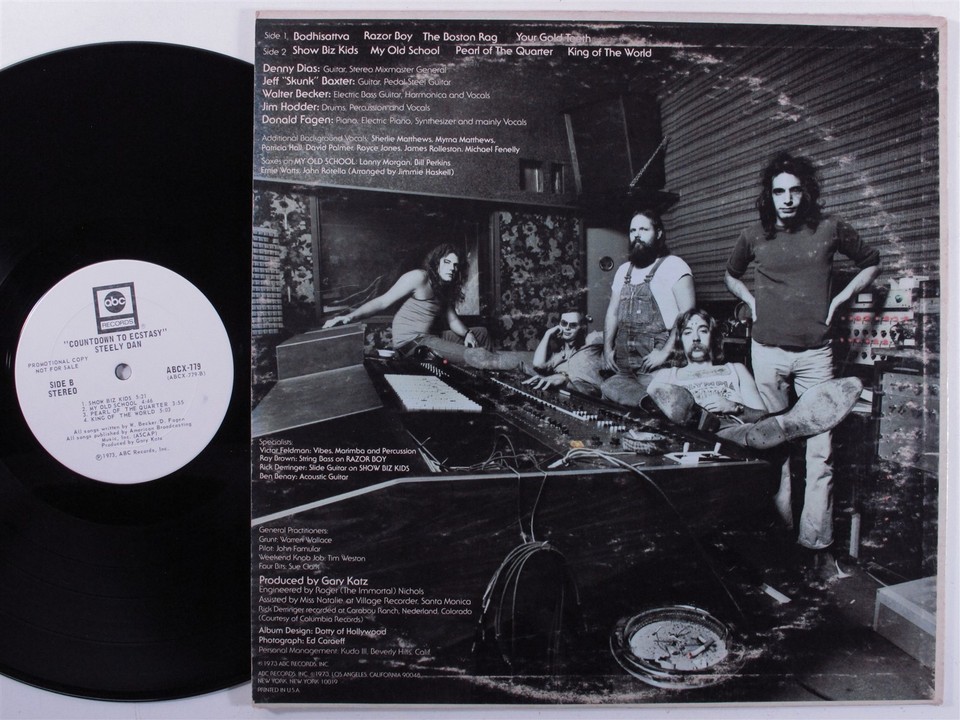 STEELY DAN Countdown To Ecstasy ABC LP VG+ wlp with lyric sheet insert ...
