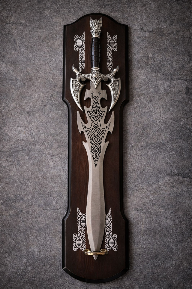 Decorative Medieval Style Sword Wall Display – Vintage Look Home Decor ...