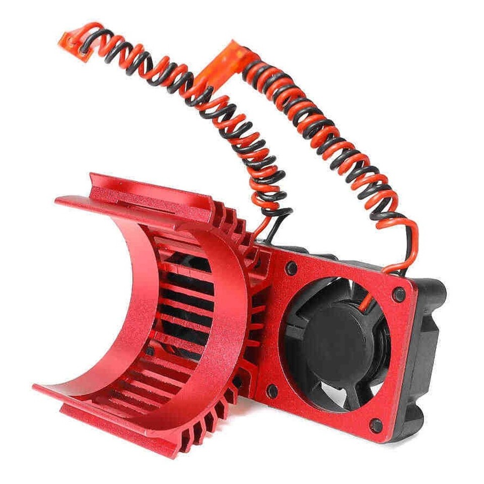 Motor Dual Cooling Fans Heatsink 380 540 550 3650 3660 Radiator 36mm RC ...