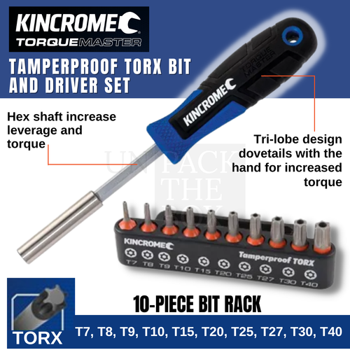 11PC Torx Screwdriver Hex Bit Set Small Repair Tool Kit Fix TorqueMaster 6 Point | eBay Australia