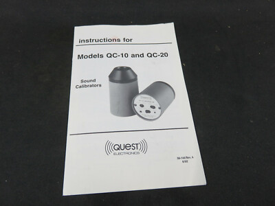 Sound & Audio Measurement - Qc-10 Calibrator