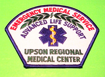 UPSON REGIONAL MEDICAL CENTER THOMASTON GEORGIA 3 7/8" E.M.S. / EMT ...