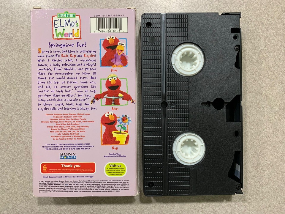 Sesame Street Elmo’s World - Springtime Fun (VHS, 2002) 74645418131 | eBay