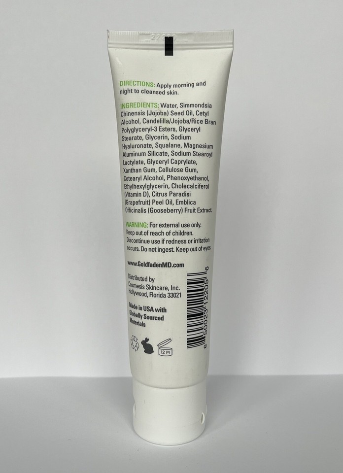 GOLDFADEN MD. VITAL BOOST Even Skintone Daily Moisturizer (2.0 OZ) *new ...