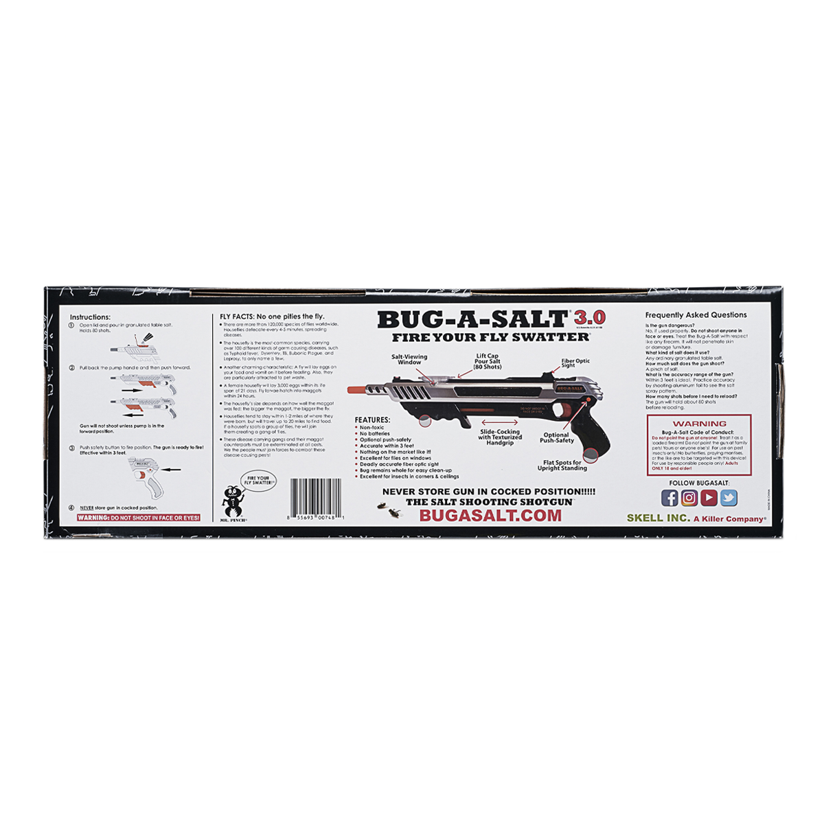 BUG-A-SALT BS63-FOS Advanced Combat Fiber Optic 3.0 Fly Insect ...