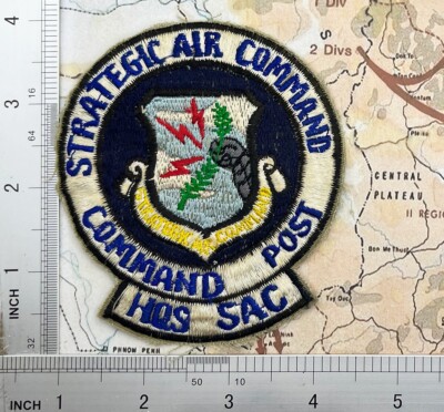 Patch , usaf , strategic air command patch , vietnam war patch , t6-960 ...
