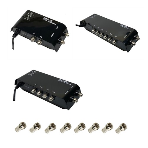 AERIAL AMPLIFIER SKY TV 2 4 6 Magic Eye Link booster Splitter 3 5 Arial ...