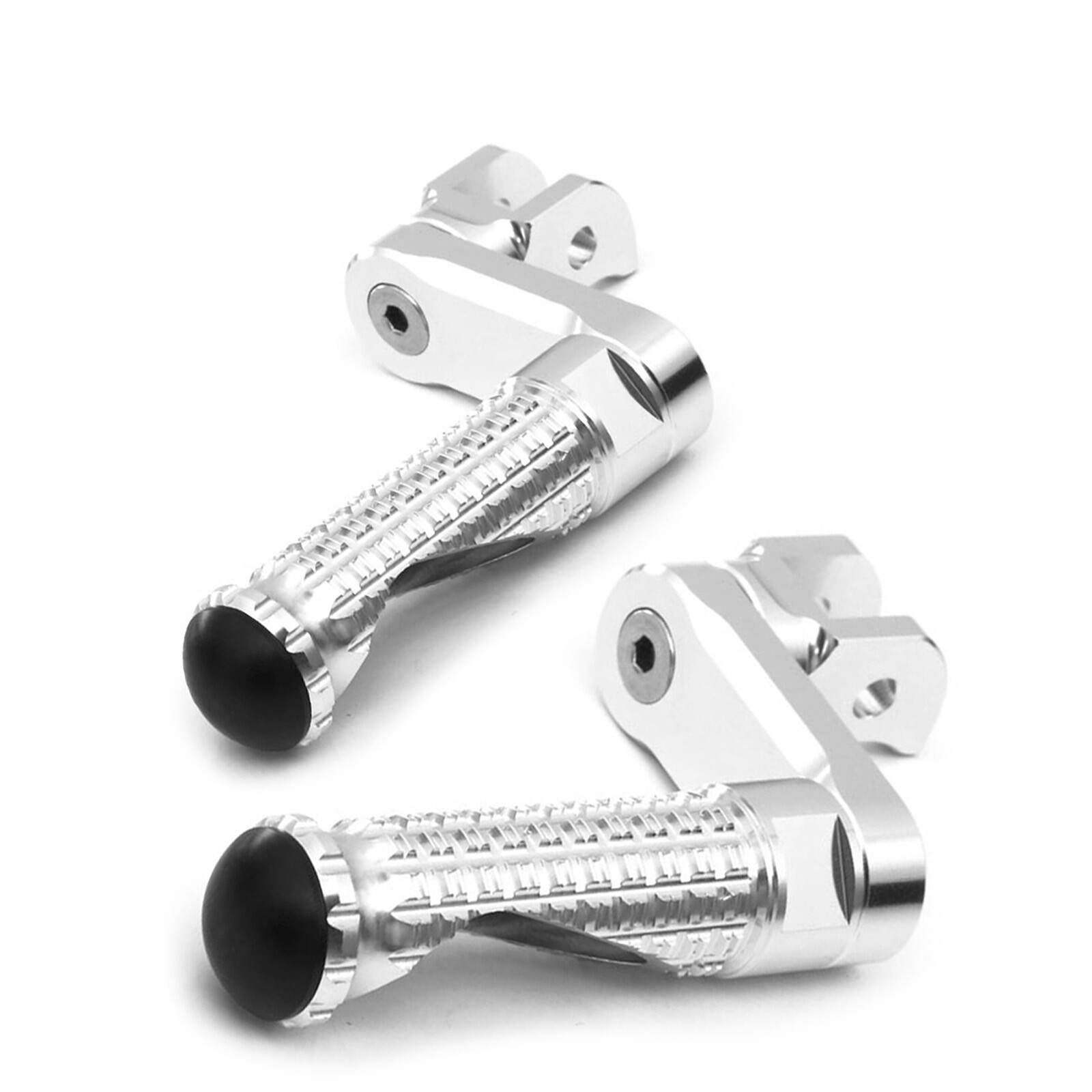 Silver Silver MPRO Front 40mm Lowering Foot Pegs For FZS 1000 Fazer 00 ...