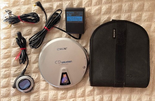 Sony CD Walkman D-E01 Portable CD Player Tested Working w/ AC Adapter ...