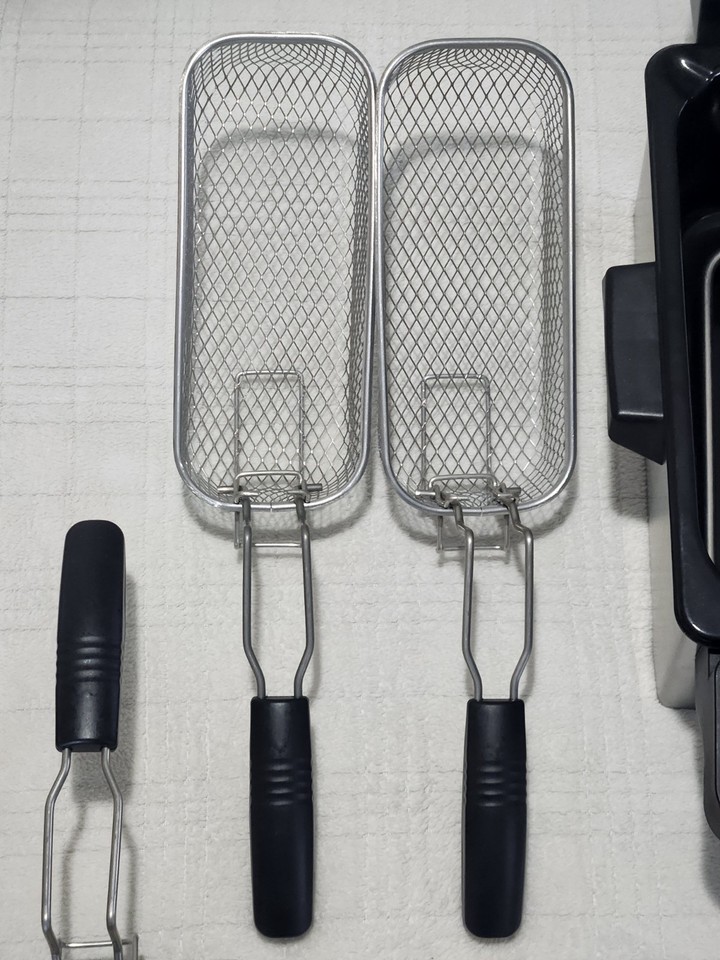 Waring Pro Professional 3 Basket Deep Fryer 4 Qt Digital DF280 ...