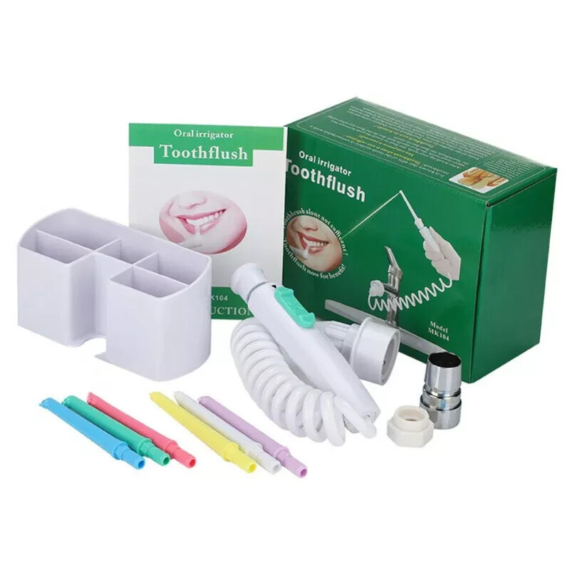 Water Jet Faucet Oral Irrigator Flosser Tooth Flossing Teeth Cleaning ...