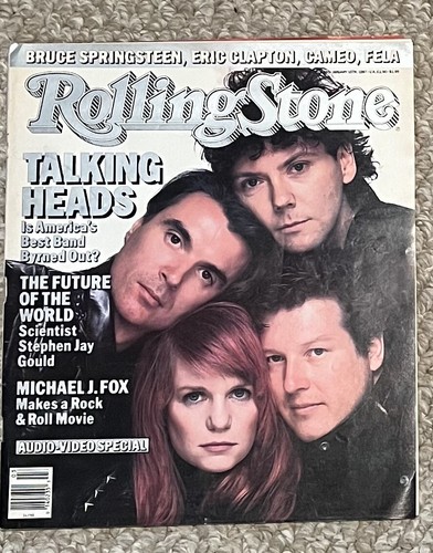 Rolling Stone issue 1987 Talking Heads - Very Good Condition | eBay UK
