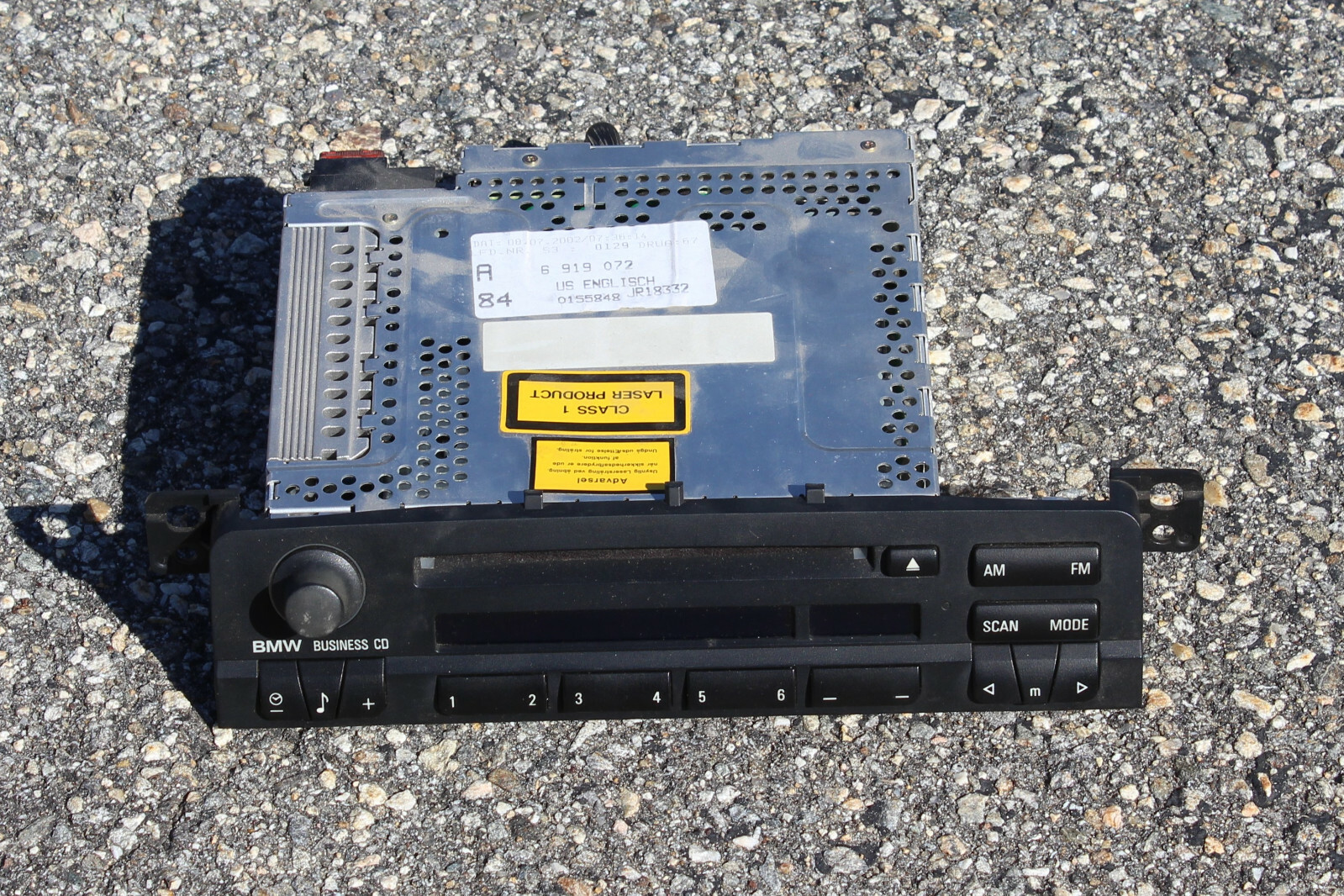 BMW OEM E46 Alpine Business Radio 6919072 Model CD53 Sirius IPod Data ...