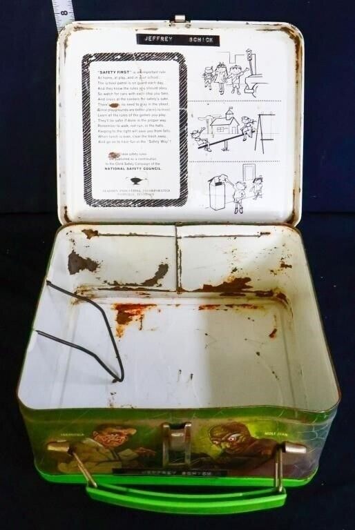 Vintage metal Universal Movie Monsters lunchbox | eBay Vintage metal Universal Movie Monsters lunchbox | eBay