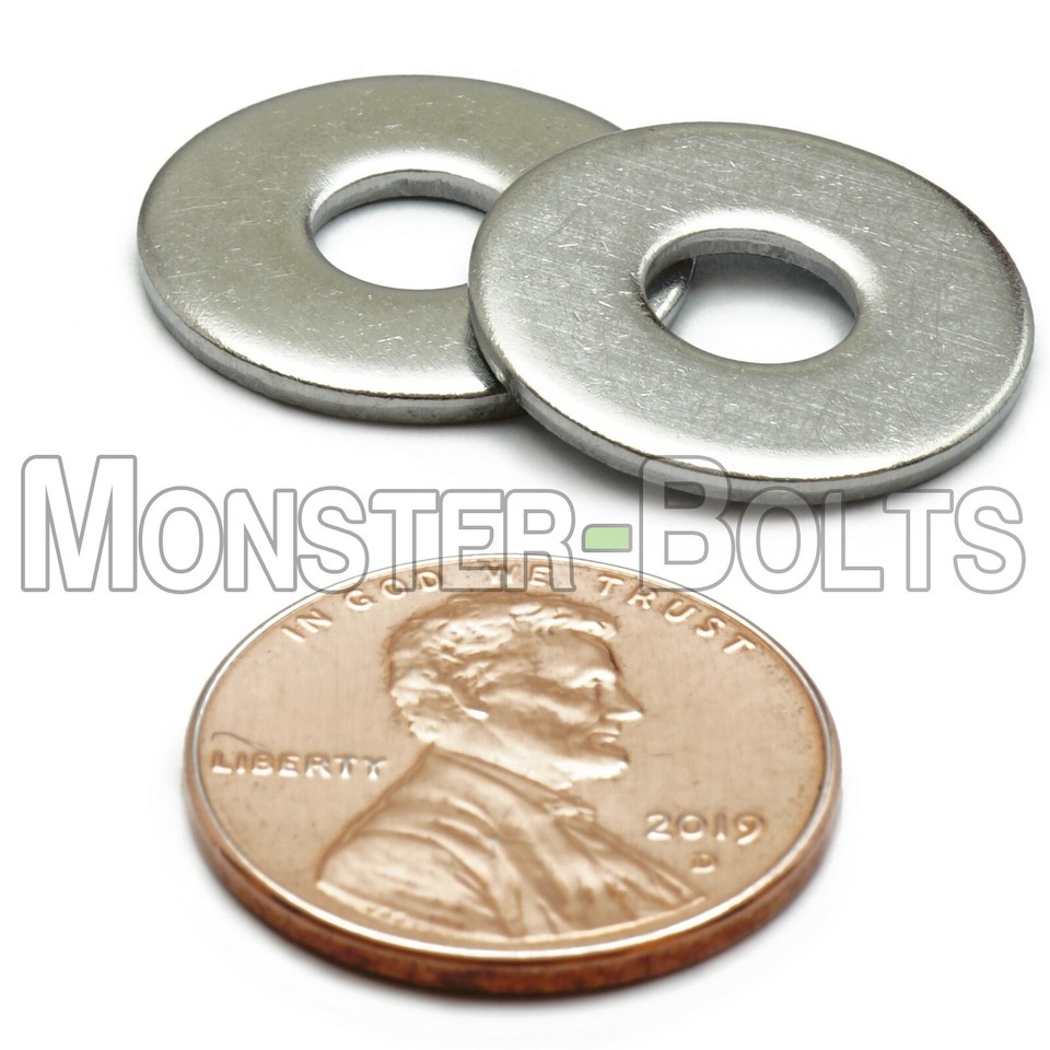 Stainless Steel Fender (Penny) Washers, A2 DIN 9021 - M3 M4 M5 M6 M8 ...