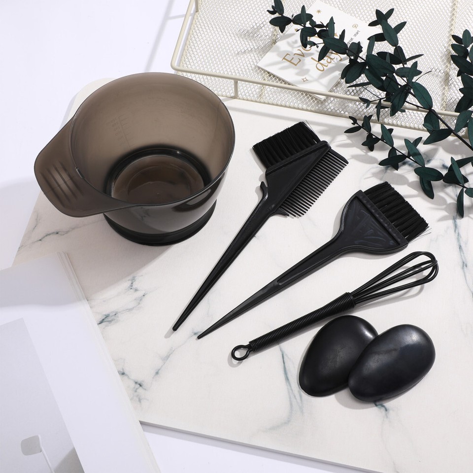 Hair Color Kit Home Coloring Equipment Salon Dyeing Perming Bowl DIY | eBay