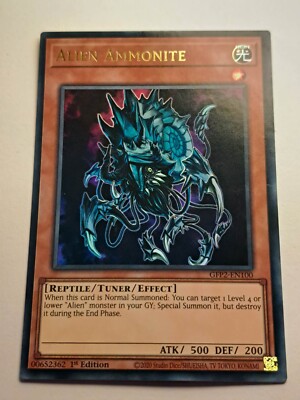 Yu-Gi-Oh! Alien Ammonite - GFP2-EN100 - Ultra Rare - 1st Ed - NM | eBay ...