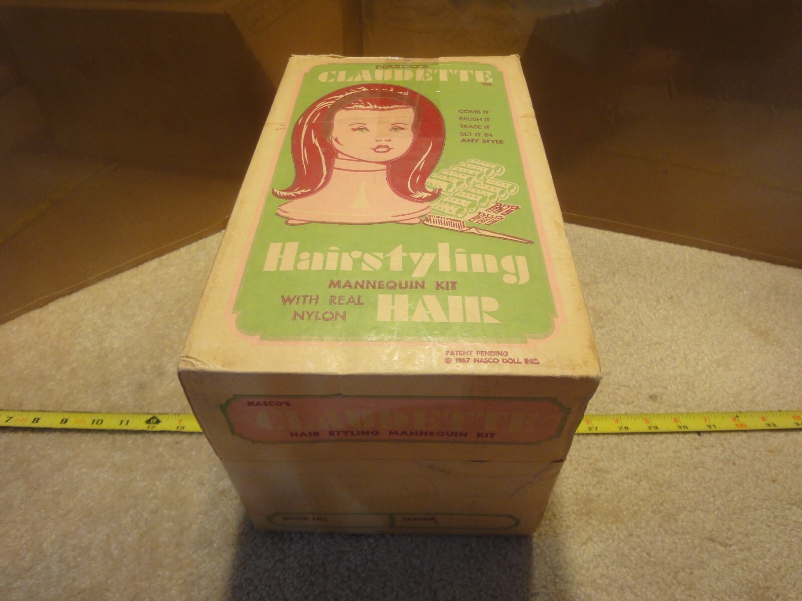 Vintage Nasco, Claudette Blond Hairstyling Mannequin doll kit, set. | eBay