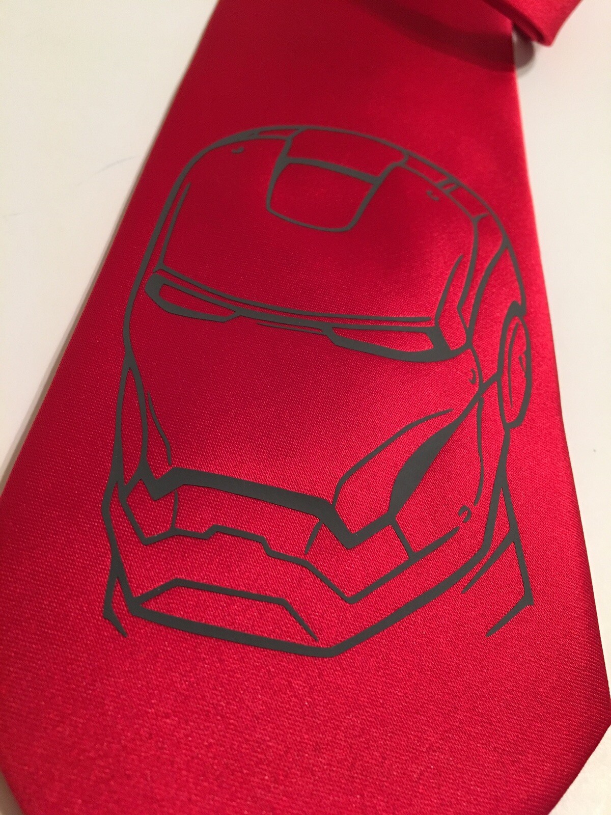 Ironman Red Tie , Fun And Cool Tie, New, Great Quality | eBay