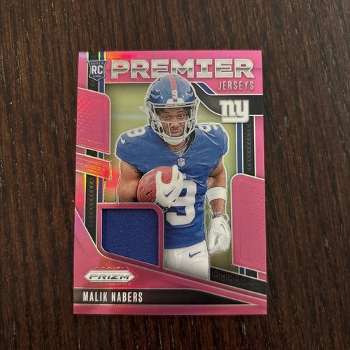 2024 Panini Prizm Malik Nabors Premier Jerseys pink Pulsar Prizm (MEM ...