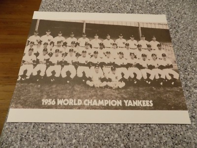 NY YANKEES 1956 WORLD SERIES CHAMPIONSHIP TEAM 11x14 MATTE FINISHED ...