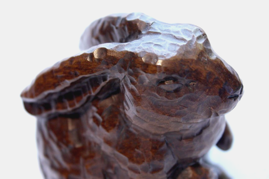 Red Mill Mfg. 1982 Rabbit Figurine Handcrafted USA Resin & Crushed ...