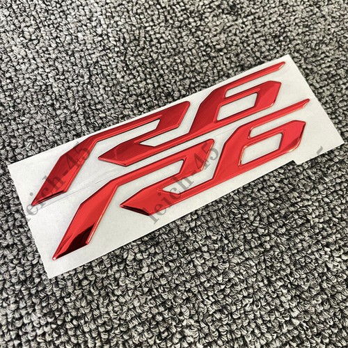 red motorcycle fuel gas tank emblem decals bike badge stickers for R6 Y ...
