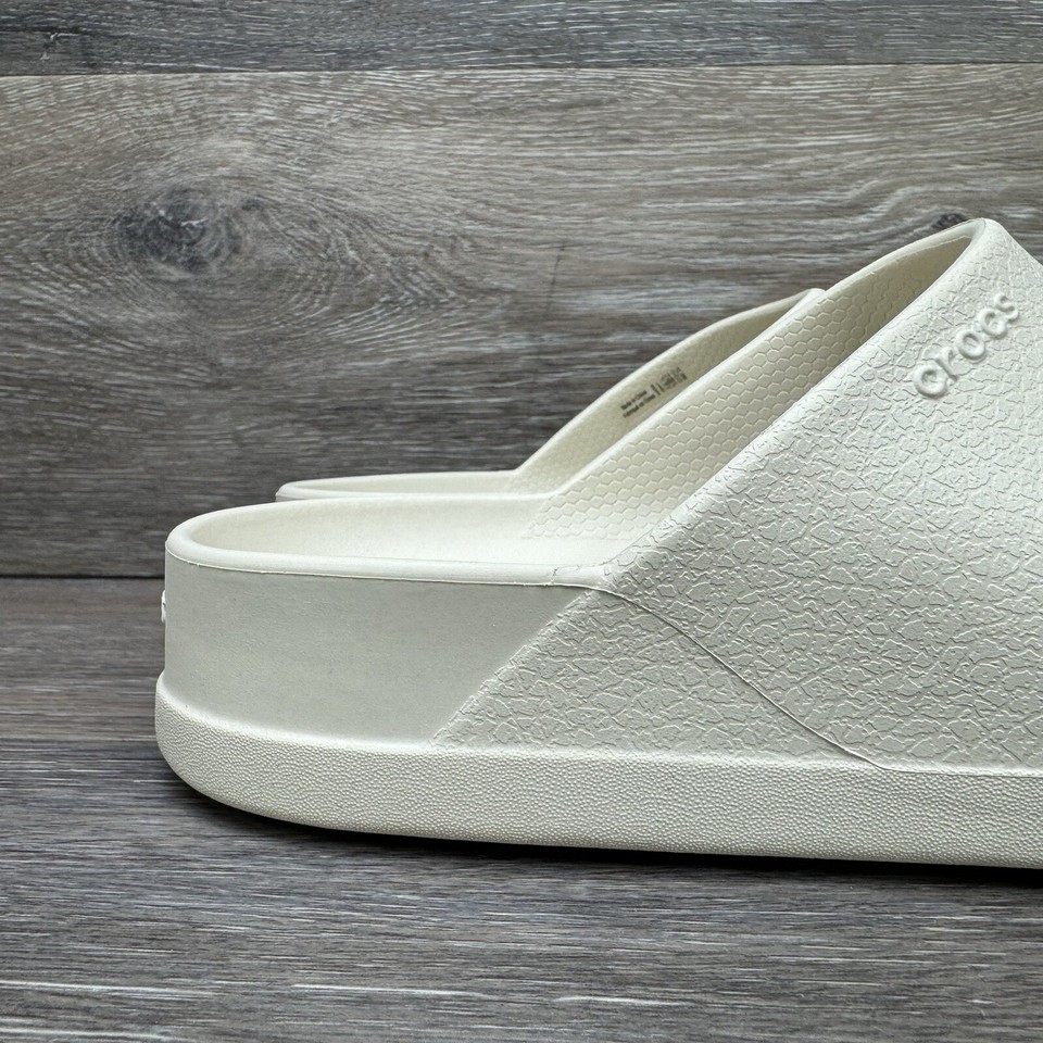 Crocs Dylan Clogs Stucco Beige Slip On Shoe Closed Toe Slides Men Size ...