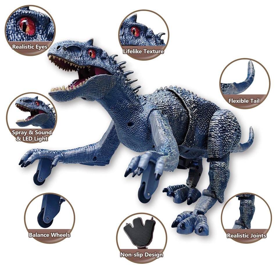 Big Remote Control Indominus Rex Dinosaur Toys for , Realistic Large ...