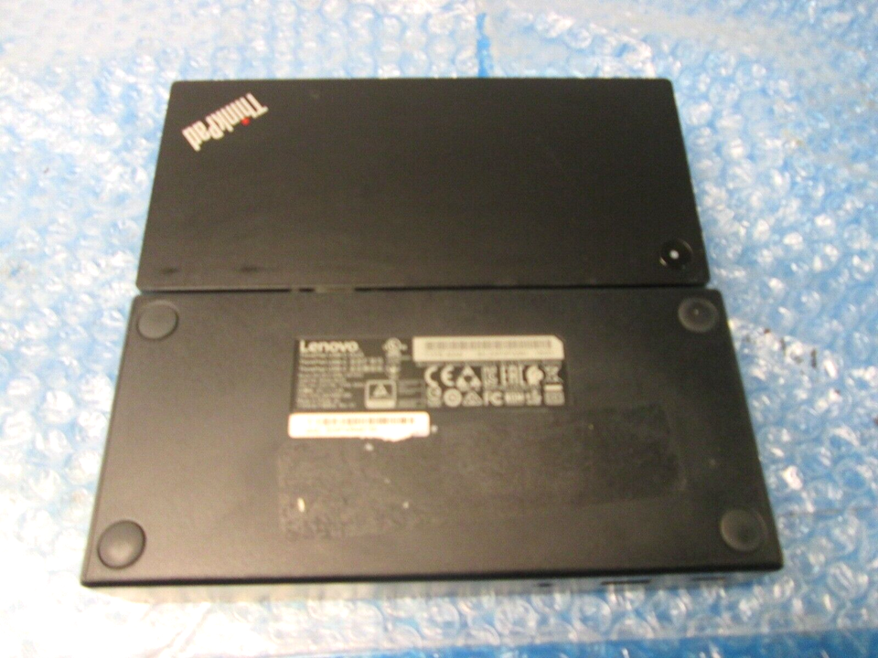 LOT OF 2 Lenovo Thinkpad USB-C Dock USB 3.0 4K Plug and Display DK1633 ...